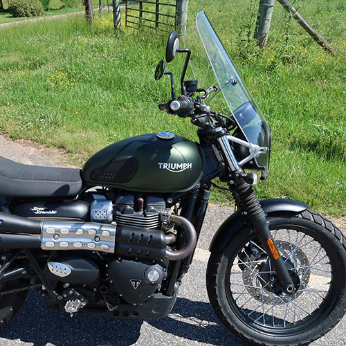 Triumph Street Scrambler Sport/Touring Windshield (2016-) – Parabellum Ltd